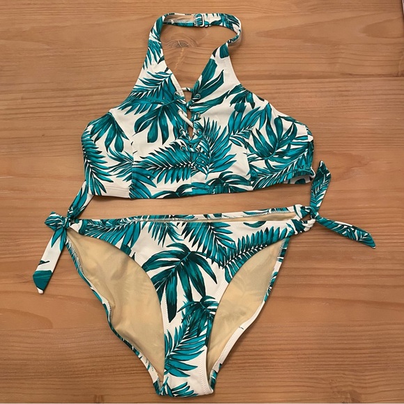 Old Navy | Swim | Old Navy Bathing Suit Tropical Leaf Print | Poshmark